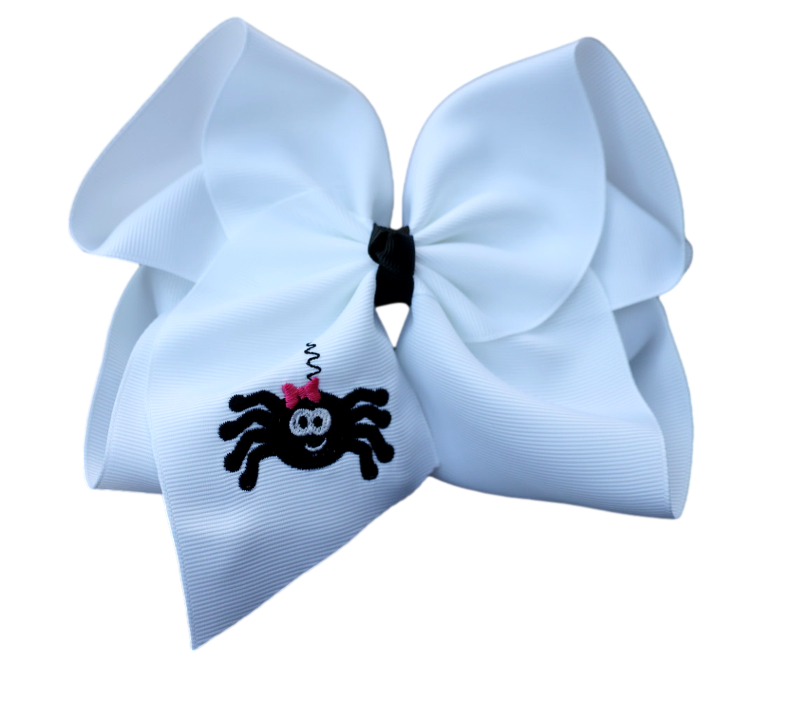 EMBROIDERED ITSY BITSY SPIDER HAIRBOW – Orient Expressed