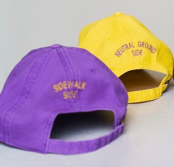 MARDI GRAS GREEN SIDEWALK SIDE TWILL BASEBALL CAP – Orient Expressed