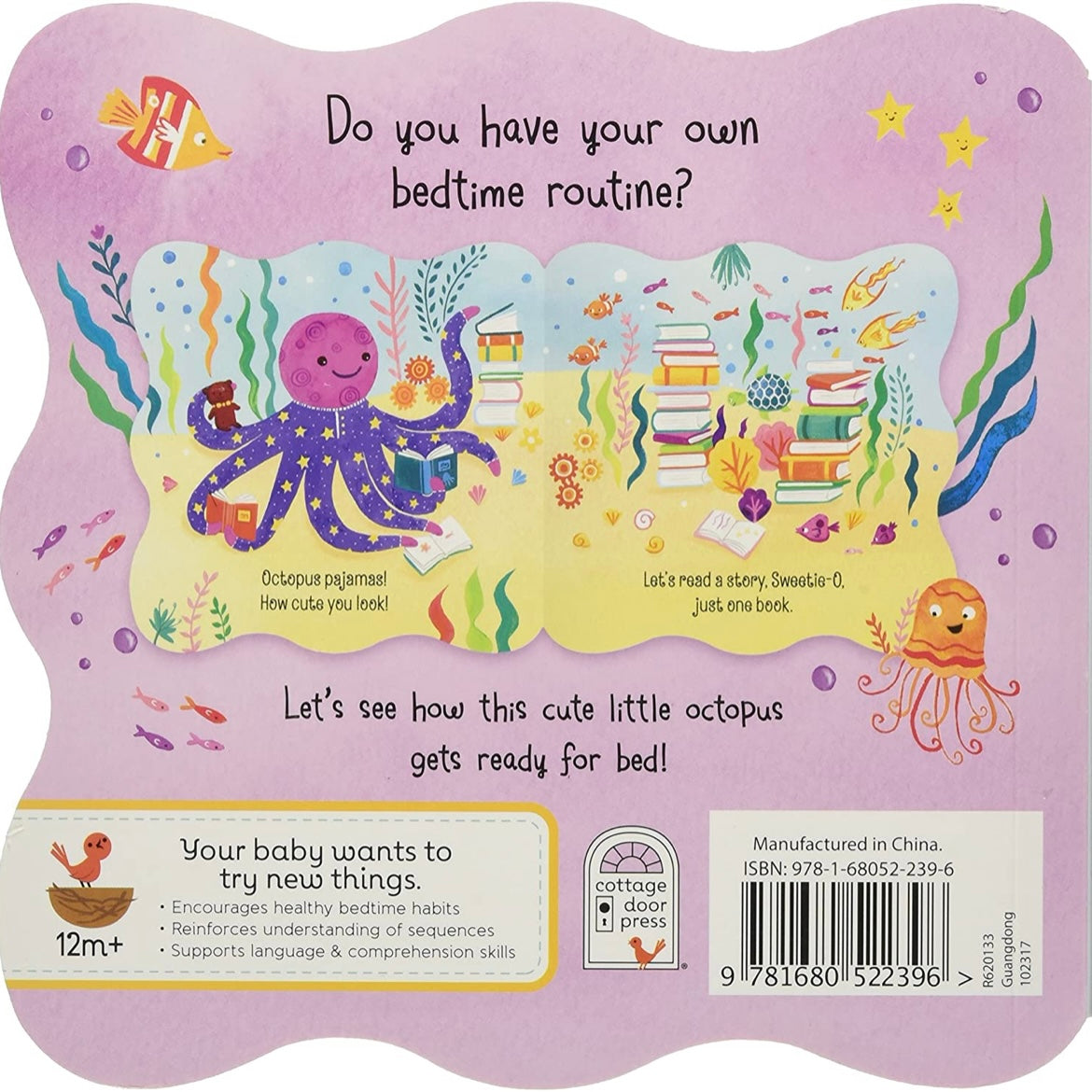GOOD NIGHT OCTOPUS - SHAPED Board book – Orient Expressed