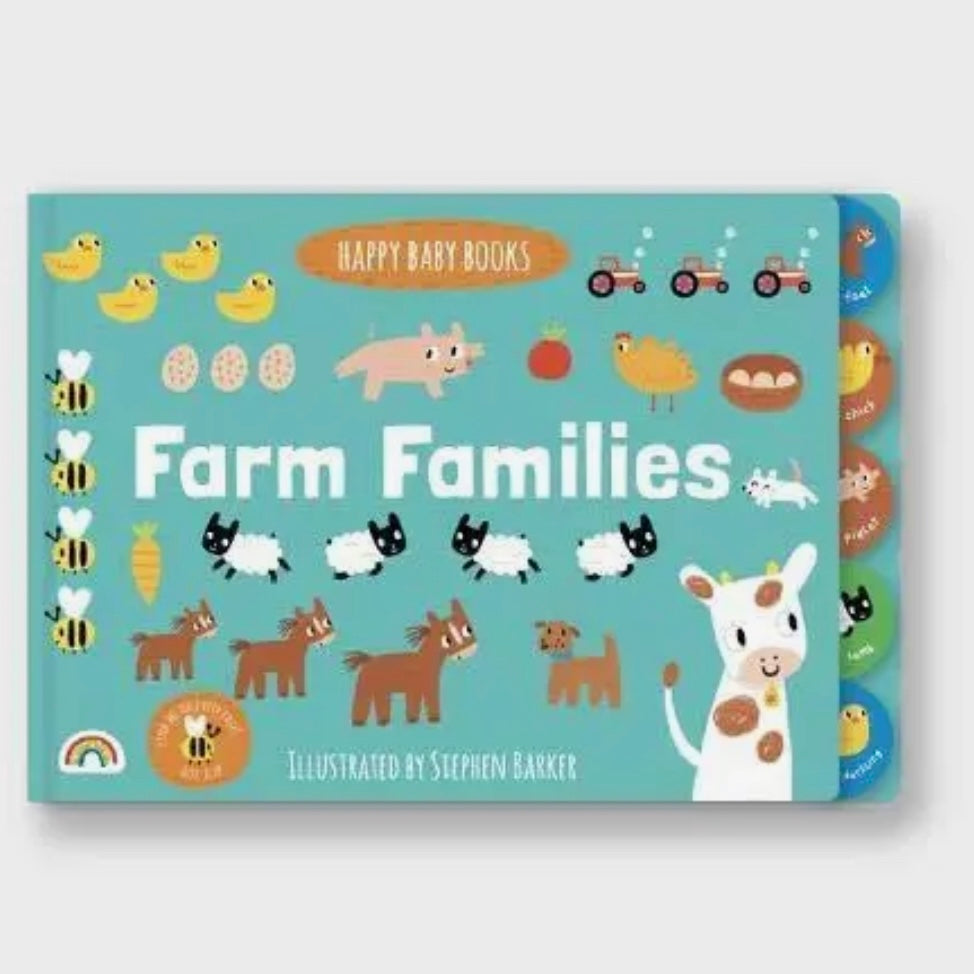 FARM FAMILIES HAPPY BABY BOOK LIFT FLAP BOARD BOOK – Orient Expressed