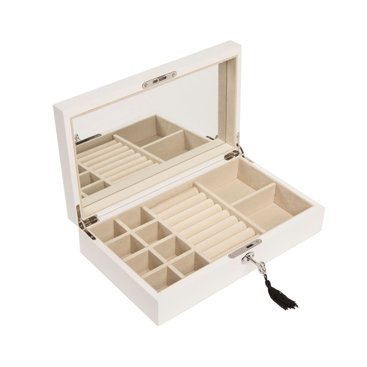 Stackable High-Gloss Jewelry Box - White – Orient Expressed